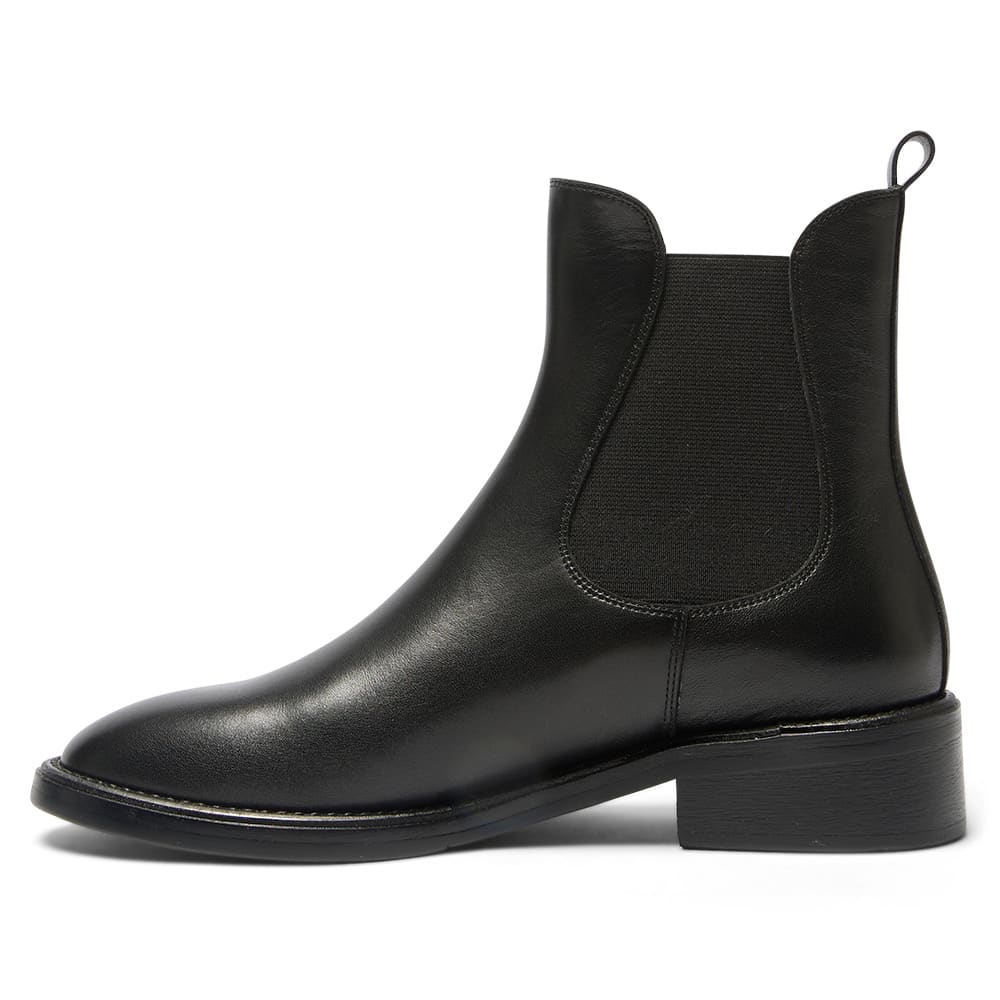 Cedric Boot in Black Leather