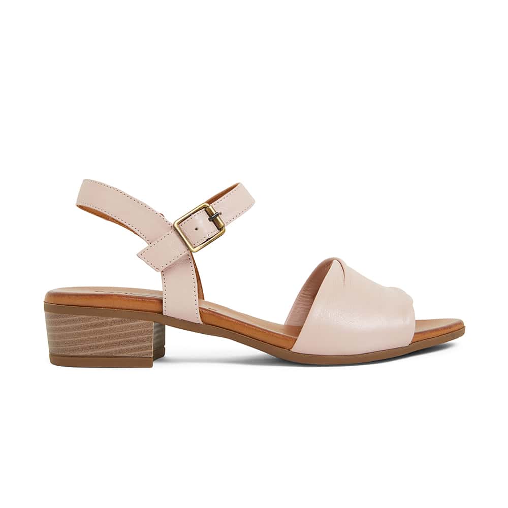 Maisy Heel in Blush Leather | Easy Steps | Shoe HQ