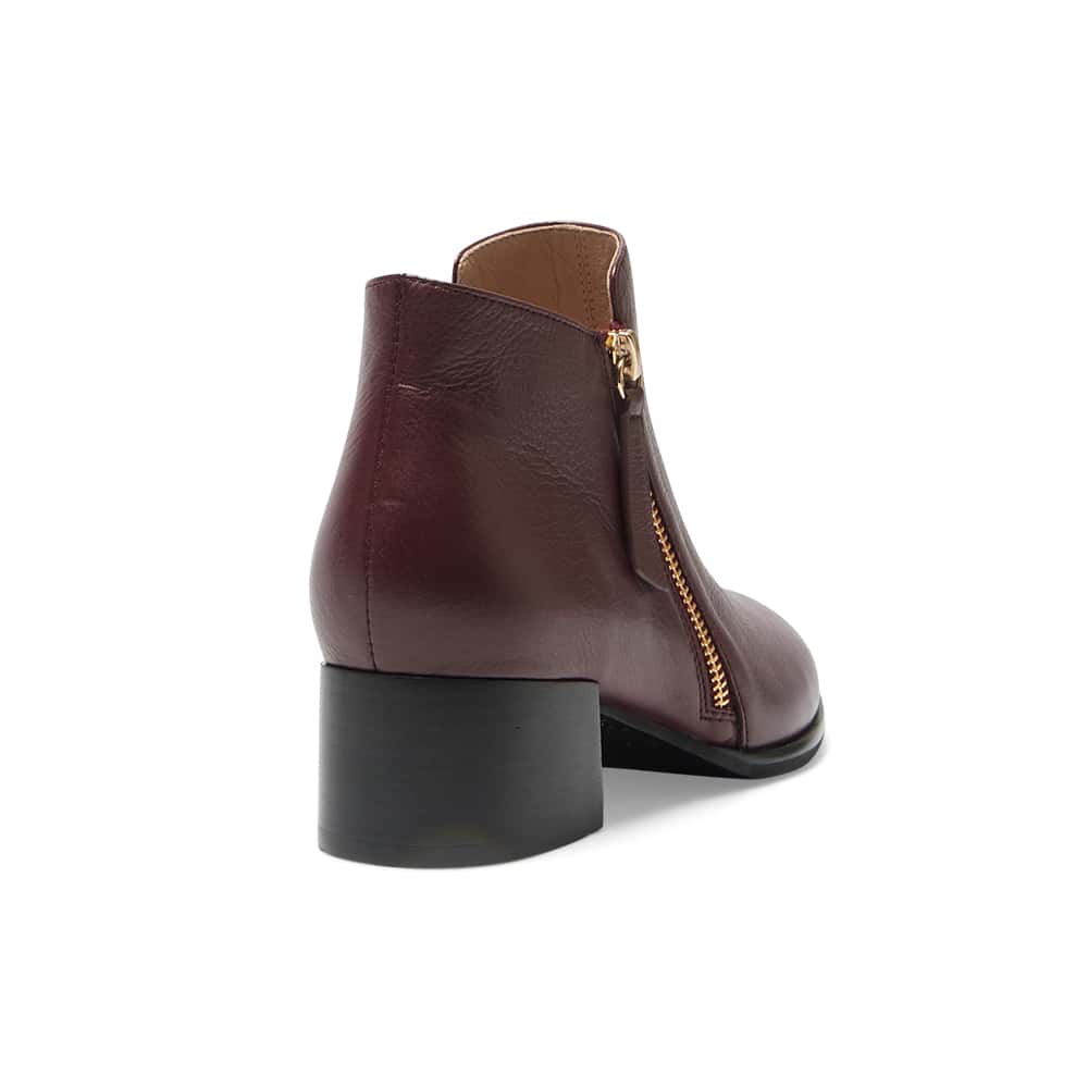 Aaron Boot in Wine Leather