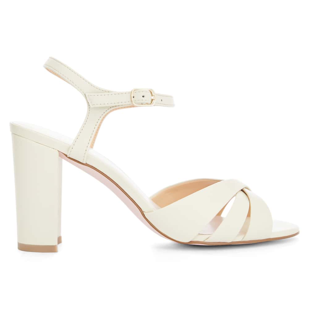 Audrey Heel in Bone Leather