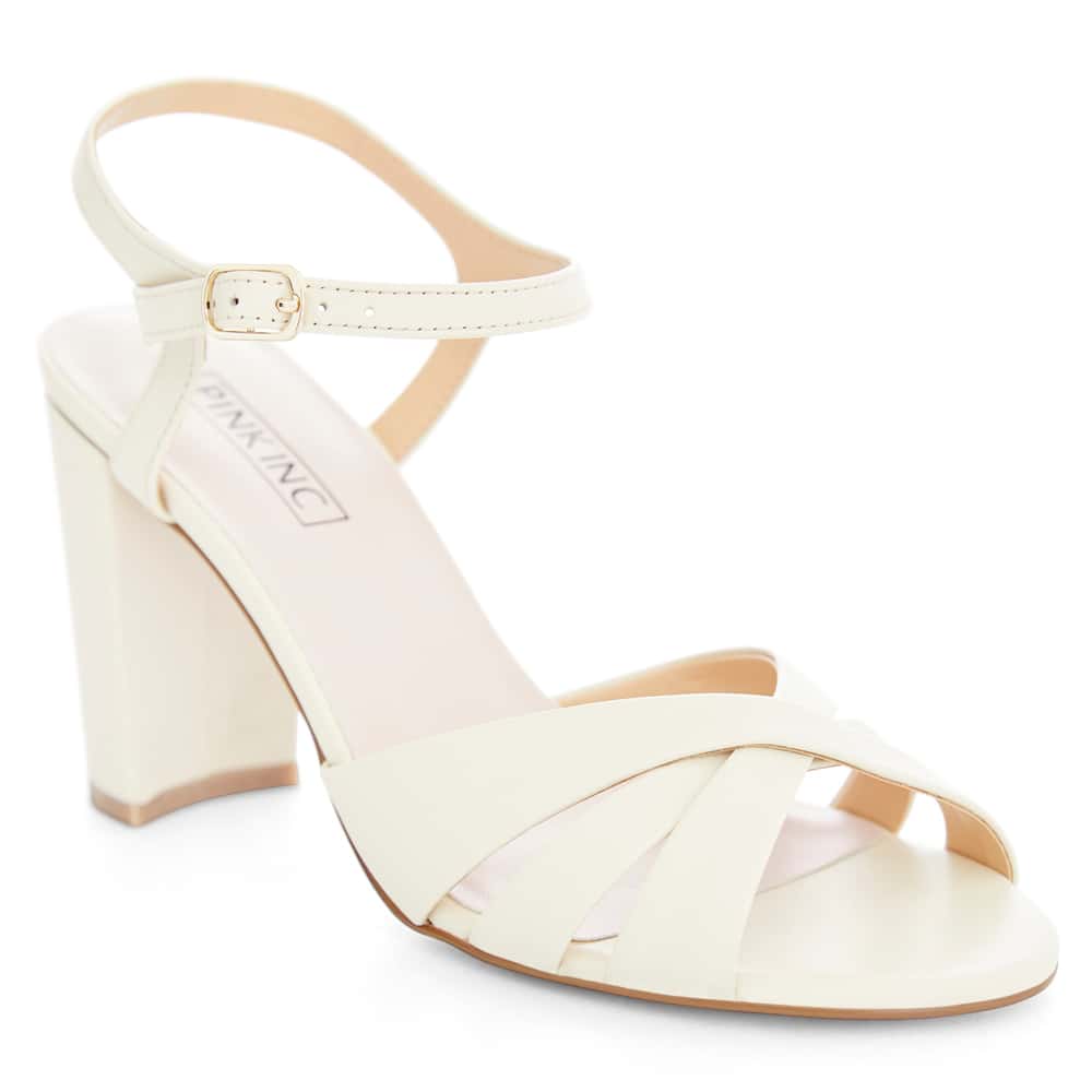 Audrey Heel in Bone Leather