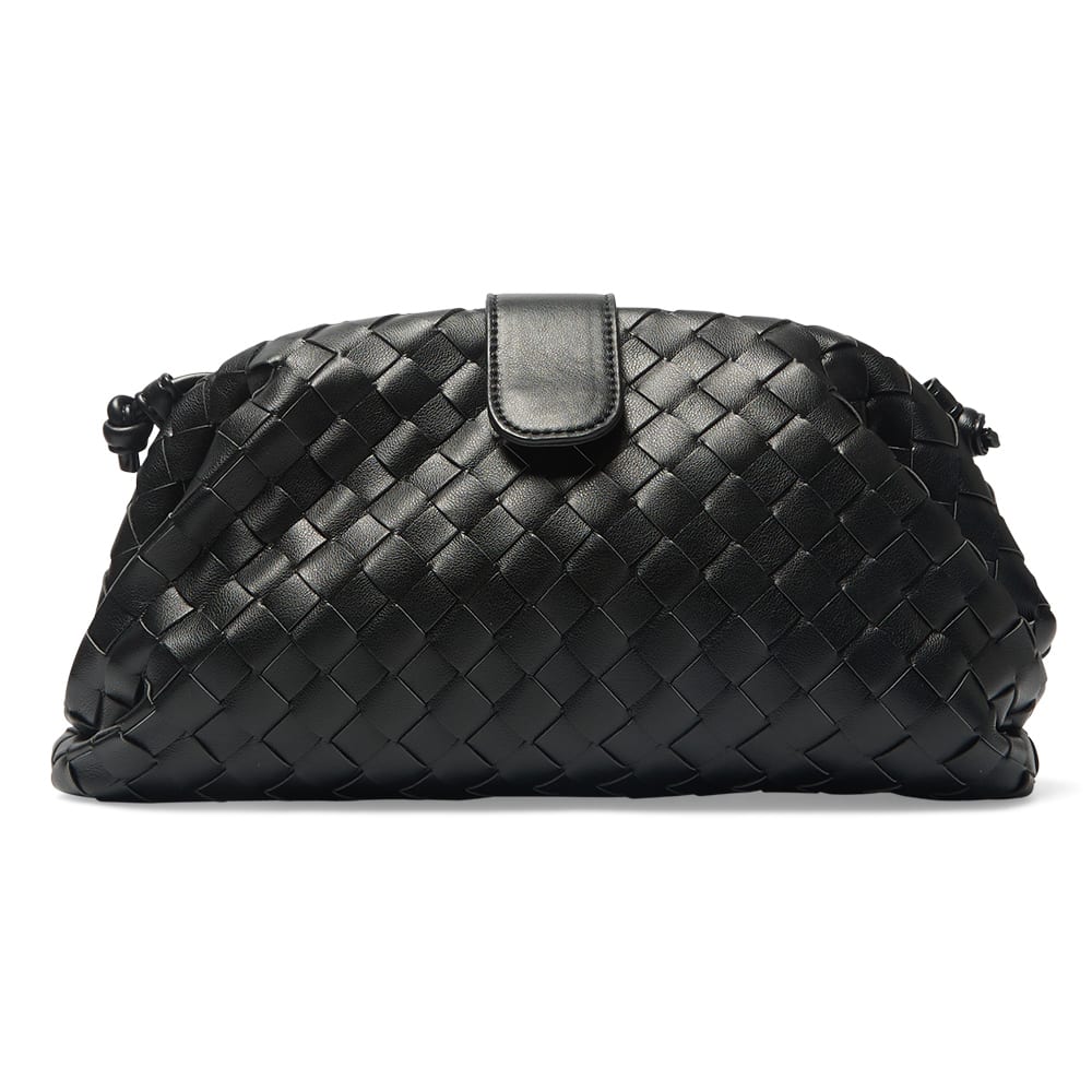 Bash Bag in Black Weave