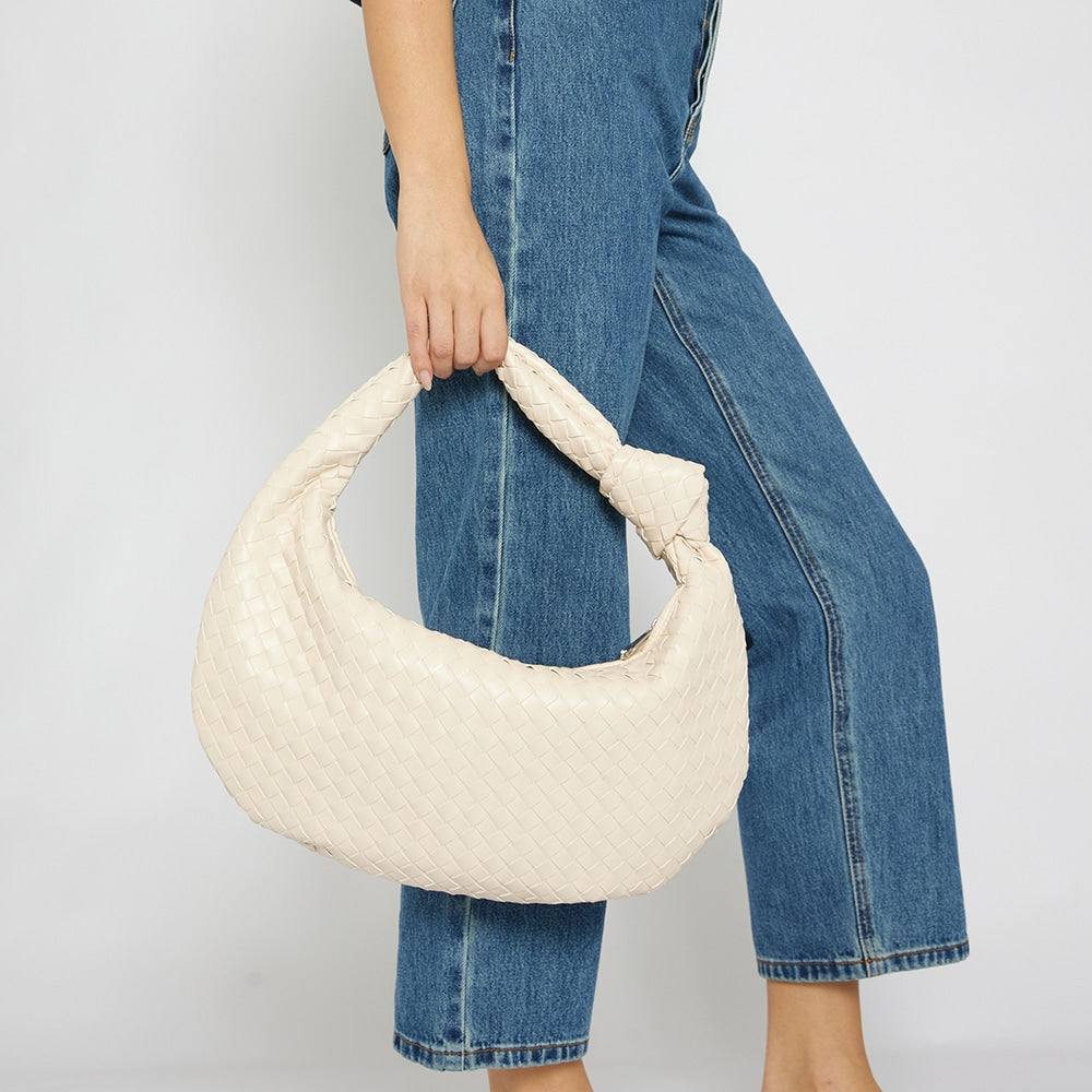 Billy Handbag in Bone Weave