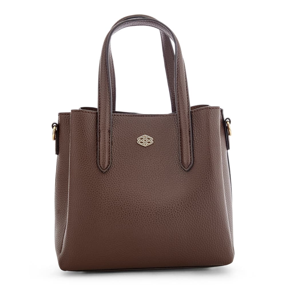 Jada Handbag in Chocolate Pebble