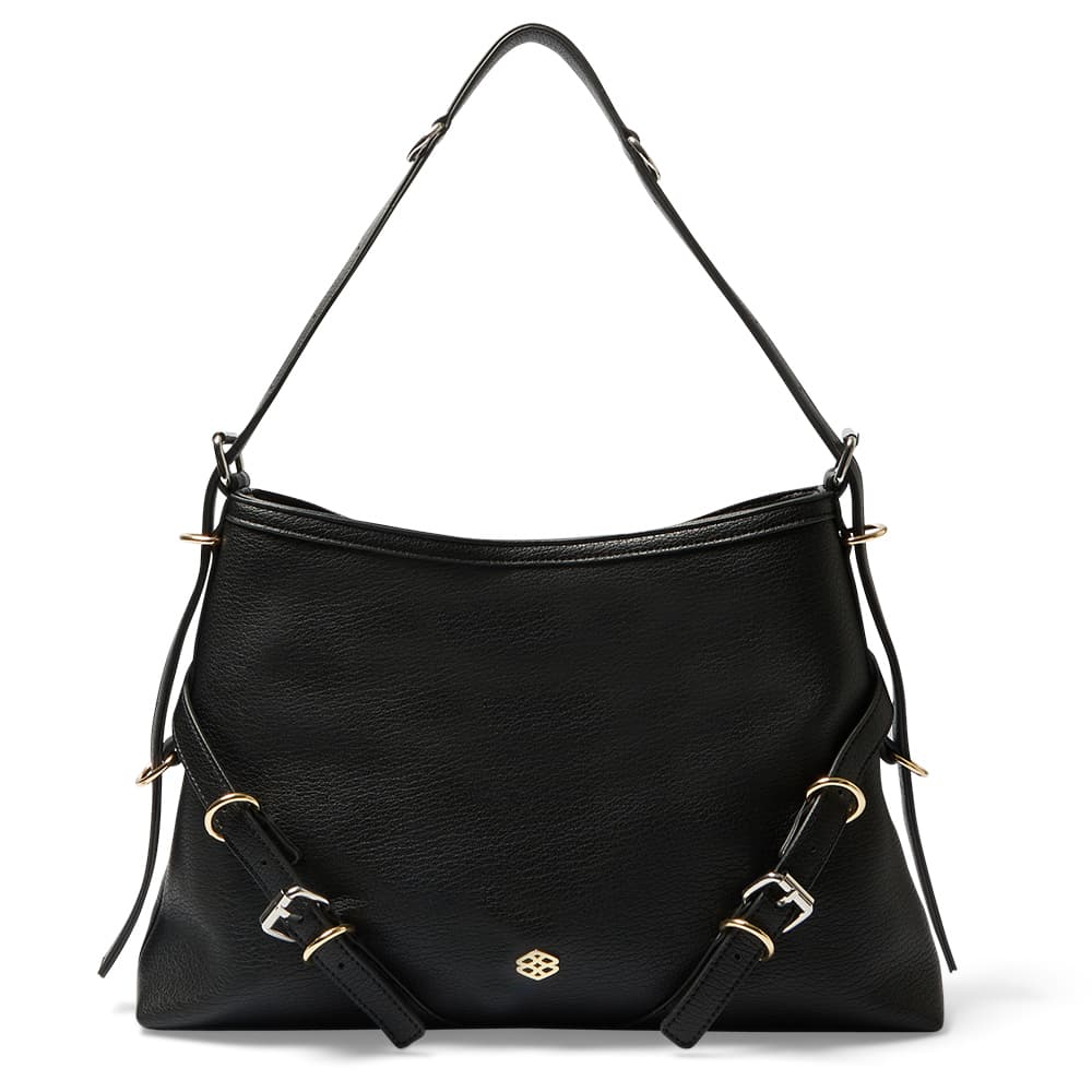 Koko Handbag in Black Smooth