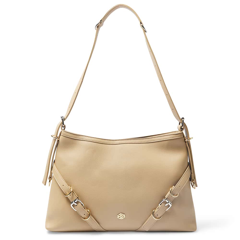 Koko Handbag in Taupe Smooth
