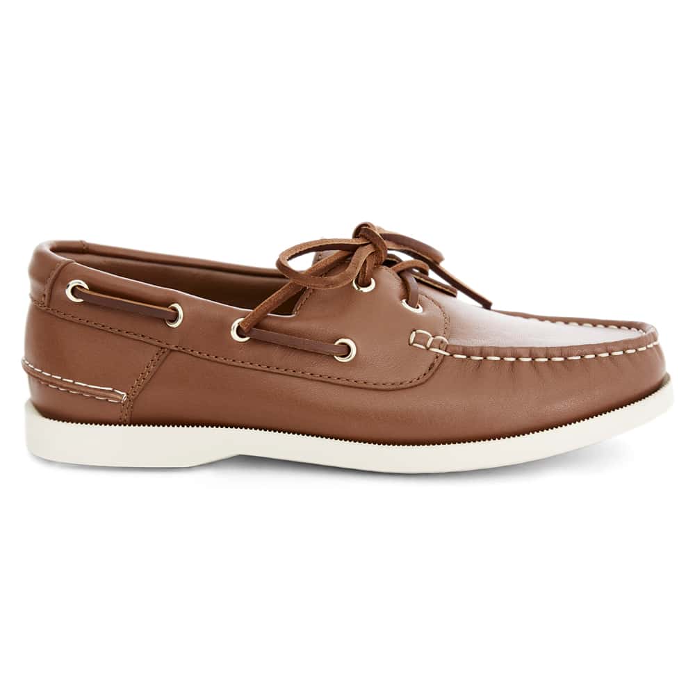 Anchor Loafer in Brown Leather
