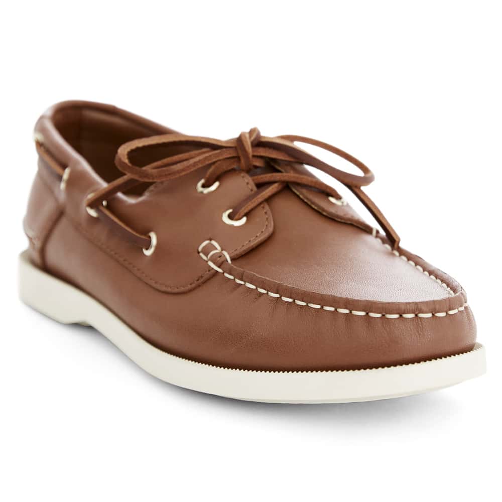 Anchor Loafer in Brown Leather