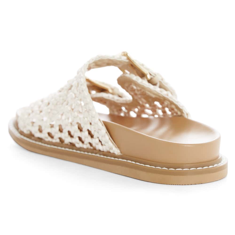 Bamboo Slide in Beige Weave