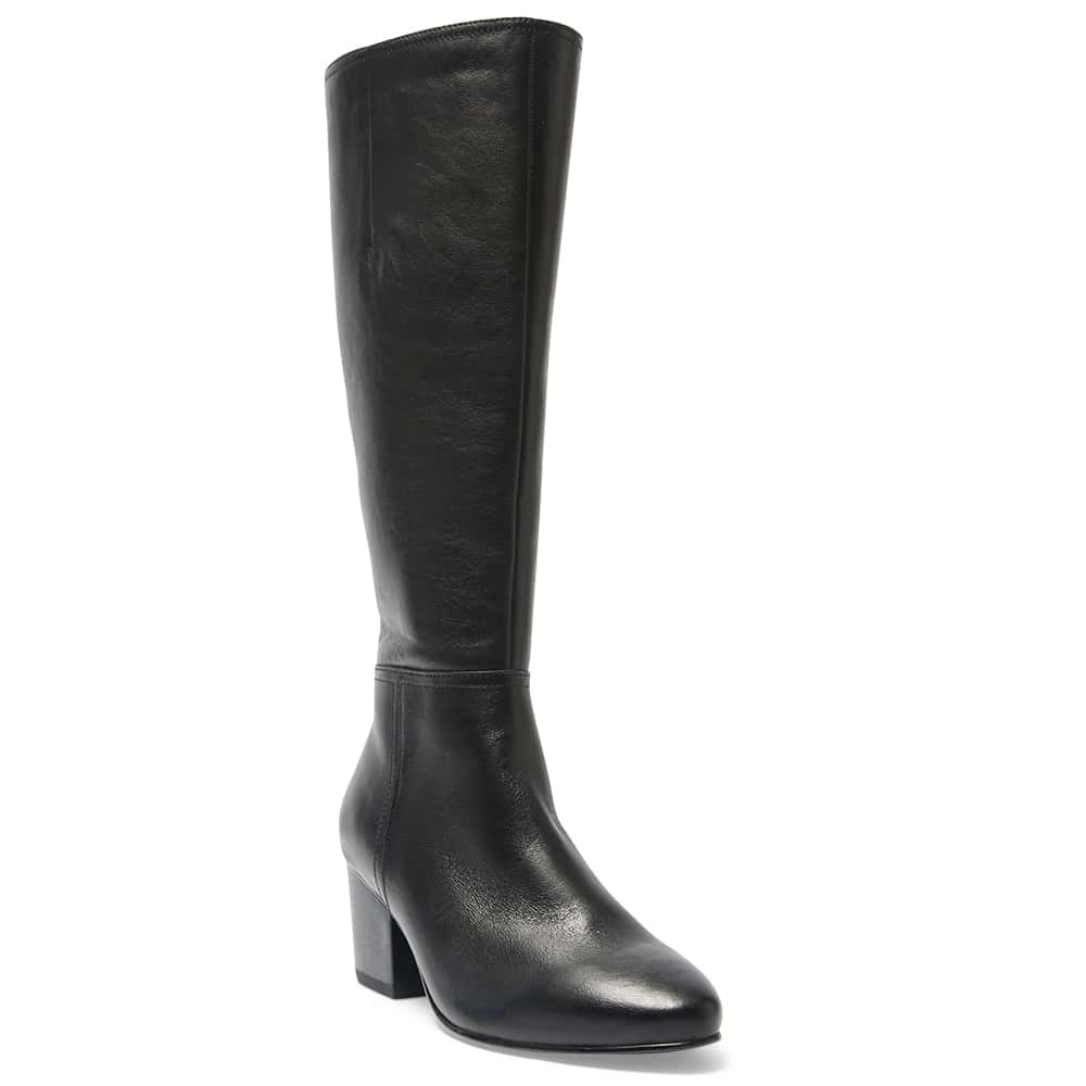 Drake Boot in Black Leather