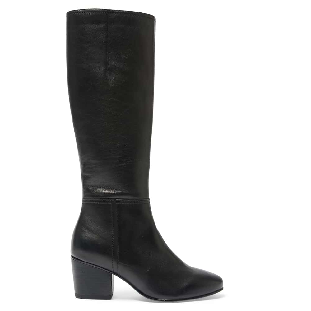 Drake Boot in Black Leather