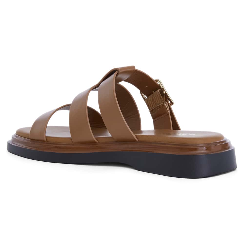 Maggie Slide in Tan Smooth