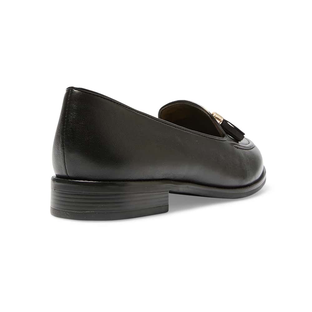 Preppy Loafer in Black Leather