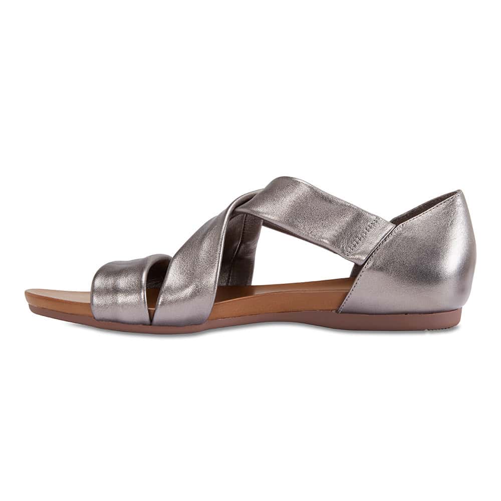 Easy Steps | Abel Sandal in Pewter Leather