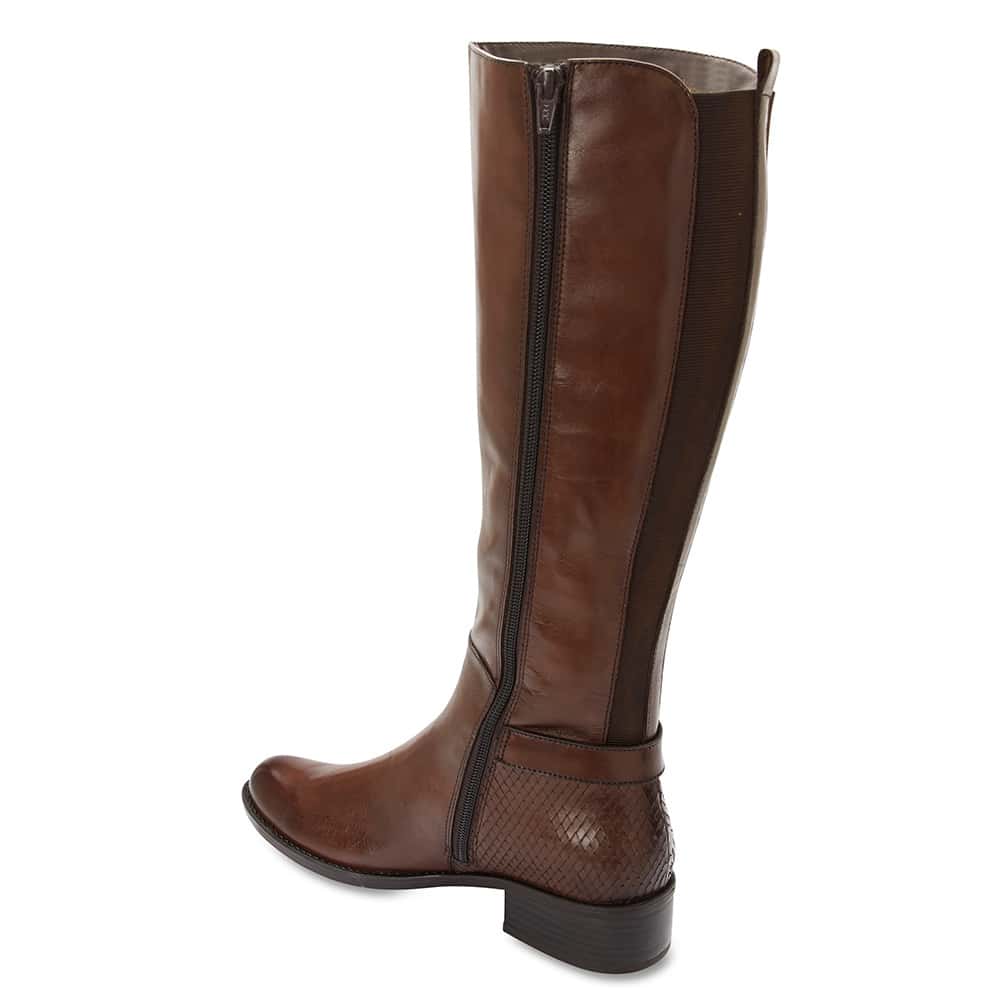 Austin Boot in Brown Leather | Easy Steps | Shoe HQ