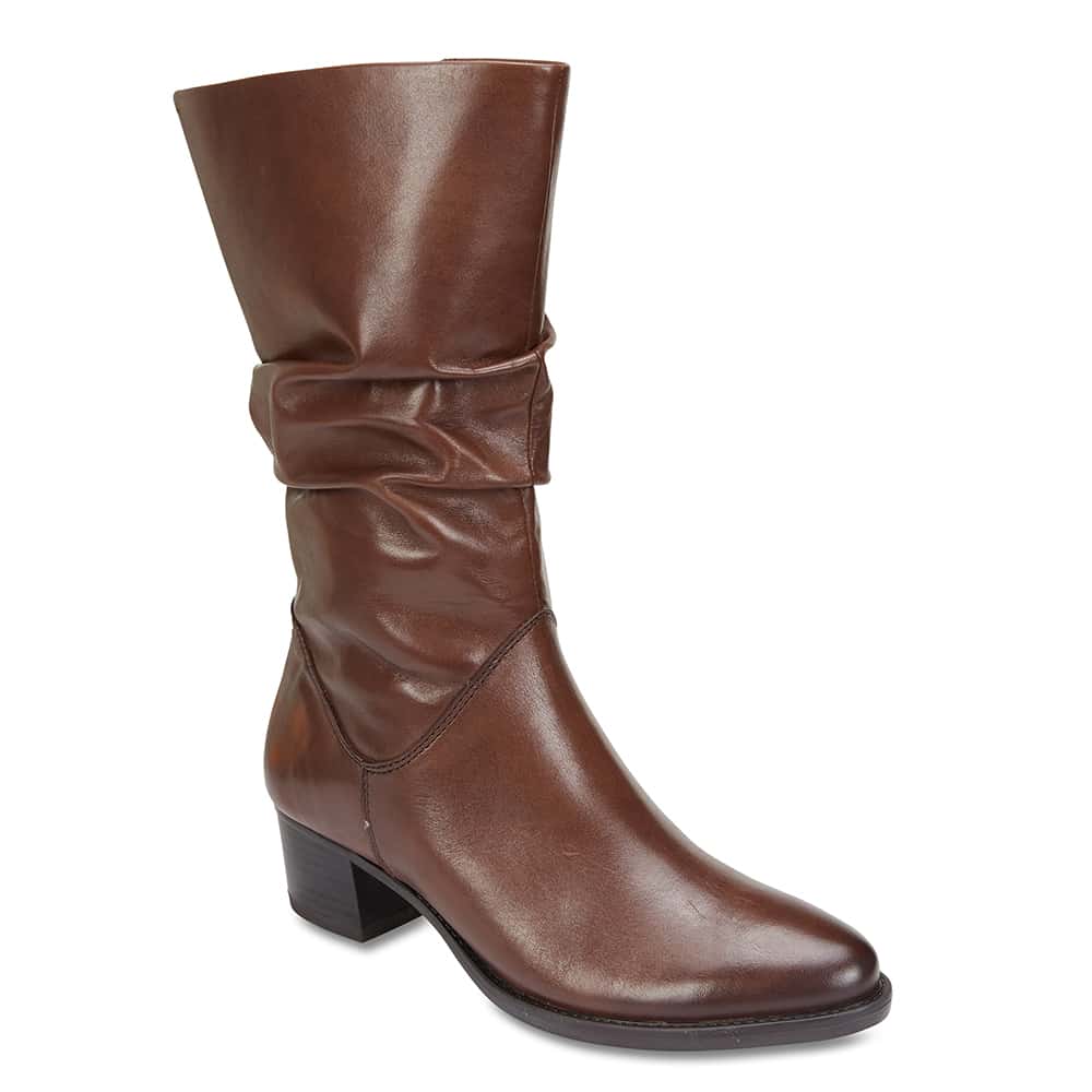 Dillon Boot in Brown Leather | Easy Steps | Shoe HQ