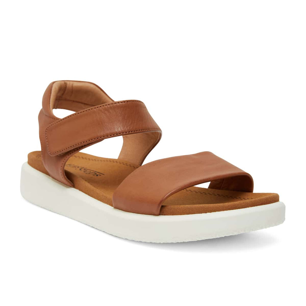 Falcon Sandal in Tan Leather | Easy Steps | Shoe HQ
