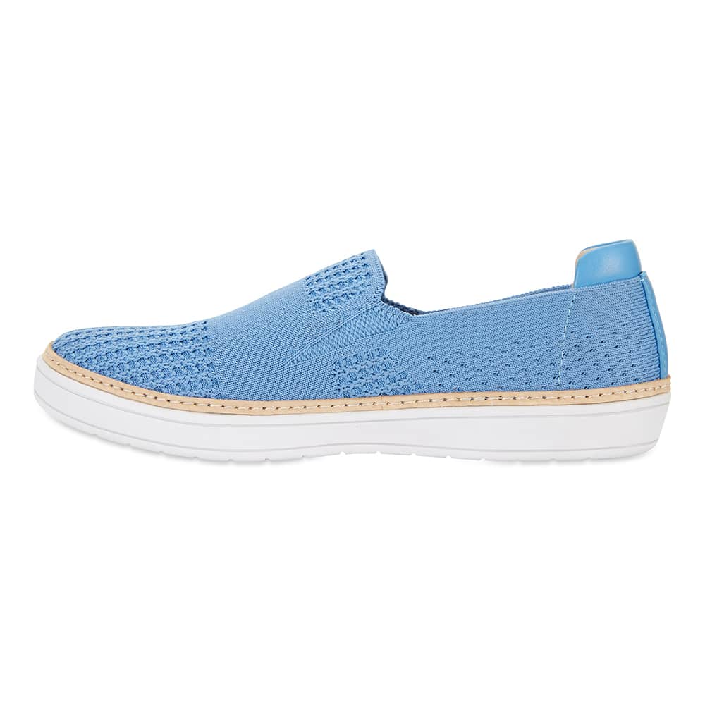Easy Steps | Onyx Loafer in Pale Blue Fabric