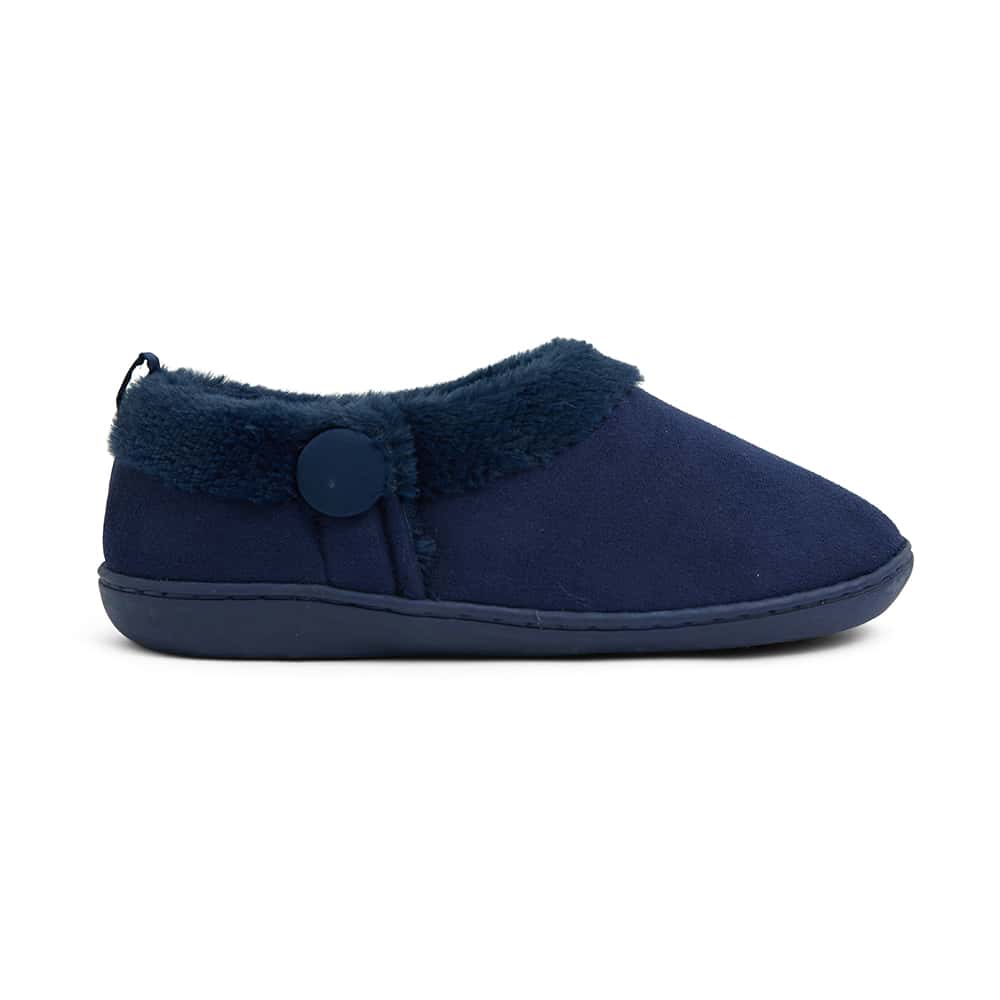 Easy Steps | Paddy Slipper in Navy Fabric