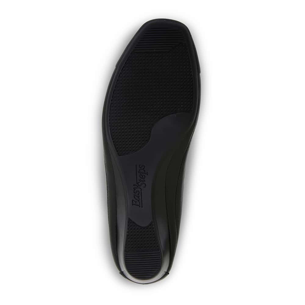 Shannon Heel in Black Leather | Easy Steps | Shoe HQ