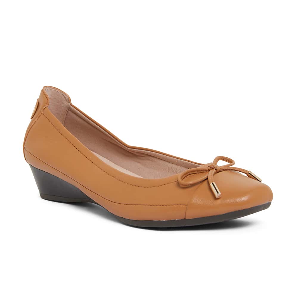 Shannon Heel in Tan Leather | Easy Steps | Shoe HQ