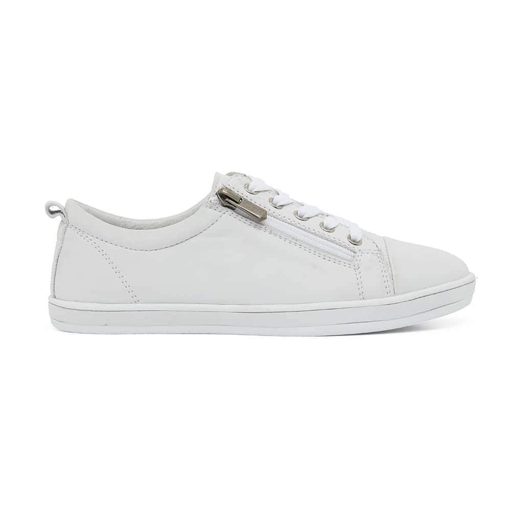 Whisper Sneaker in White Leather | Easy Steps | Shoe HQ