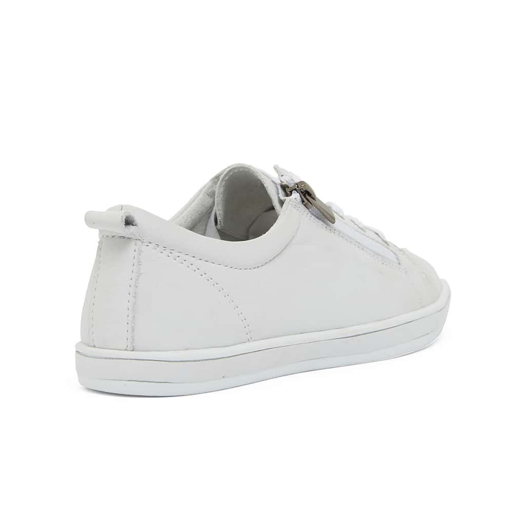 Whisper Sneaker in White Leather | Easy Steps | Shoe HQ