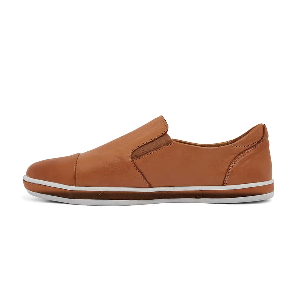 Wise Sneaker in Tan Leather | Easy Steps | Shoe HQ