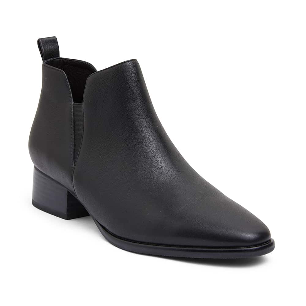 Demi Boot in Black Leather | Jane Debster | Shoe HQ