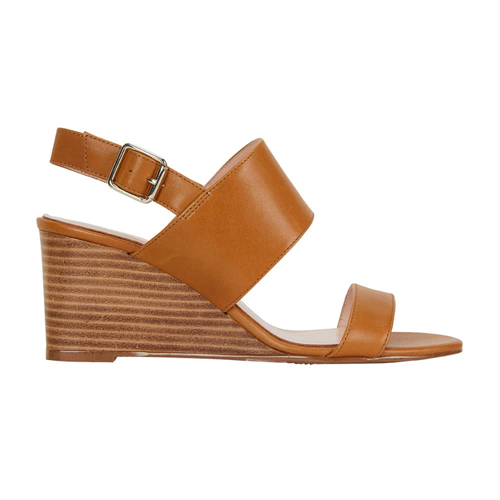 Diana Heel in Light Tan Leather | Jane Debster | Shoe HQ