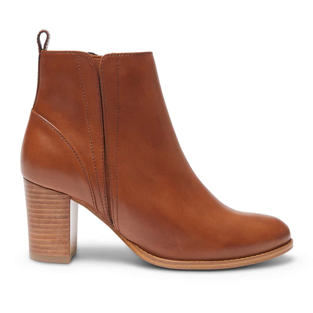 Geronimo Boot in Mid Brown Leather | Jane Debster | Shoe HQ