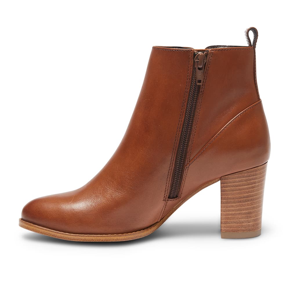 Geronimo Boot in Mid Brown Leather | Jane Debster | Shoe HQ