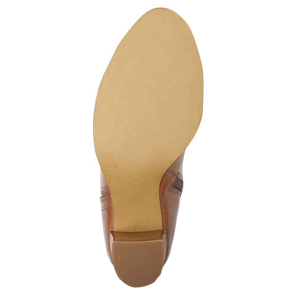 Geronimo Boot in Mid Brown Leather | Jane Debster | Shoe HQ