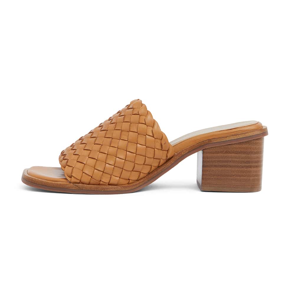Halifax Heel in Tan Leather | Jane Debster | Shoe HQ