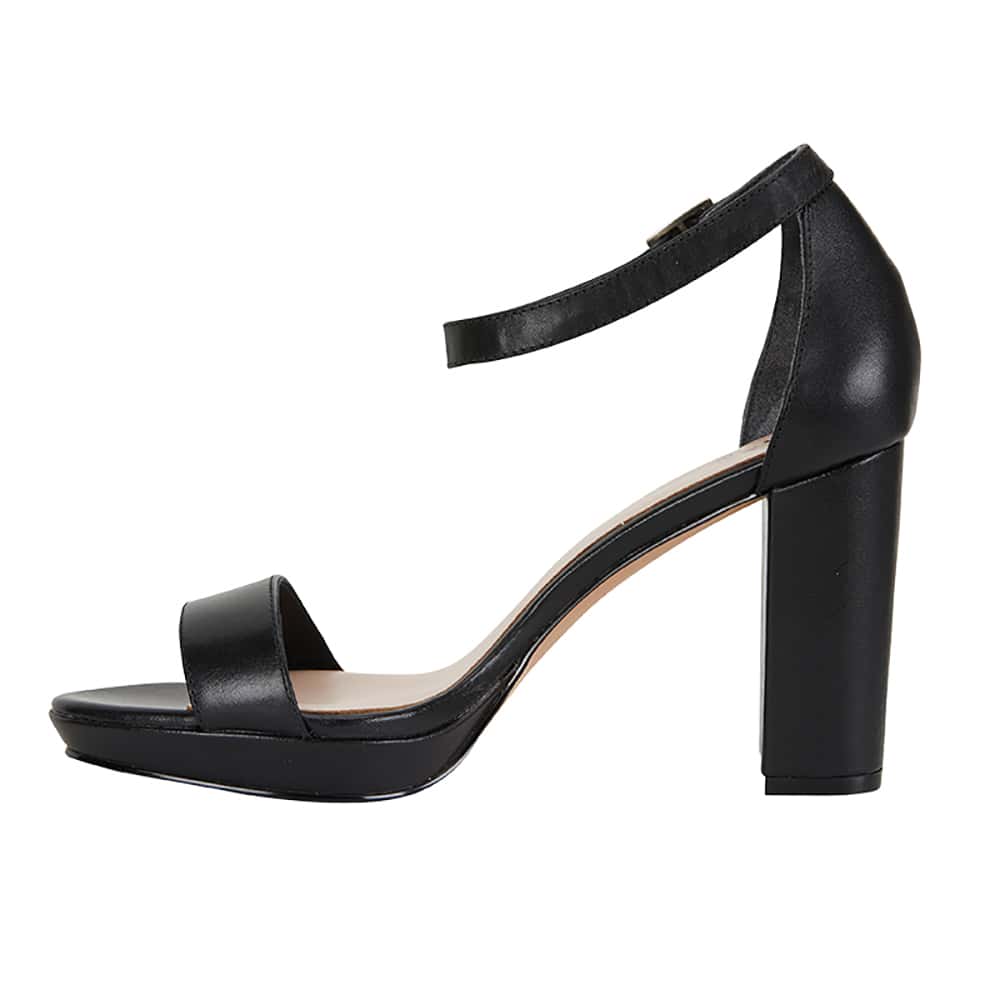 Jane Debster | Lush Heel in Black Leather