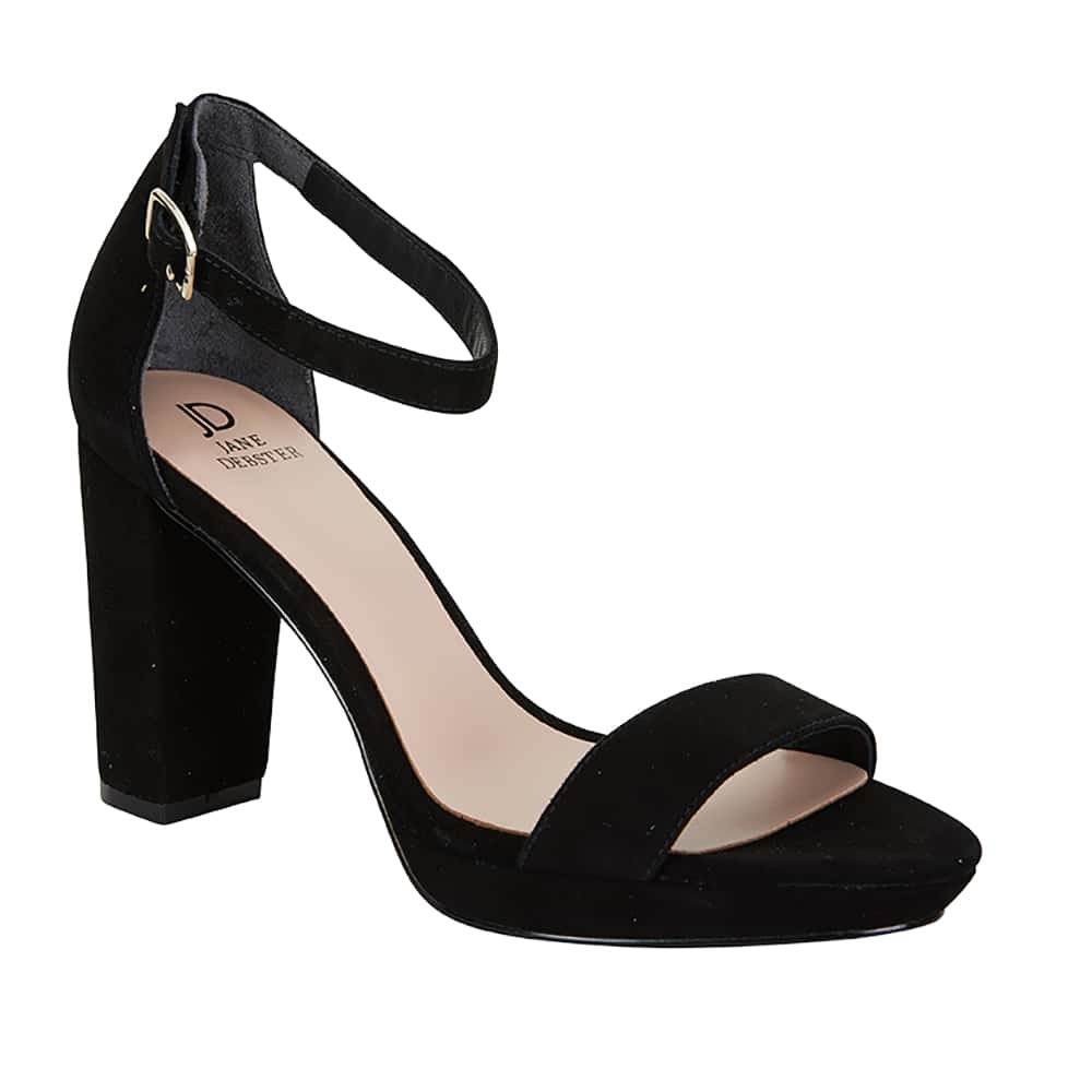 Jane Debster | Lush Heel in Black Suede