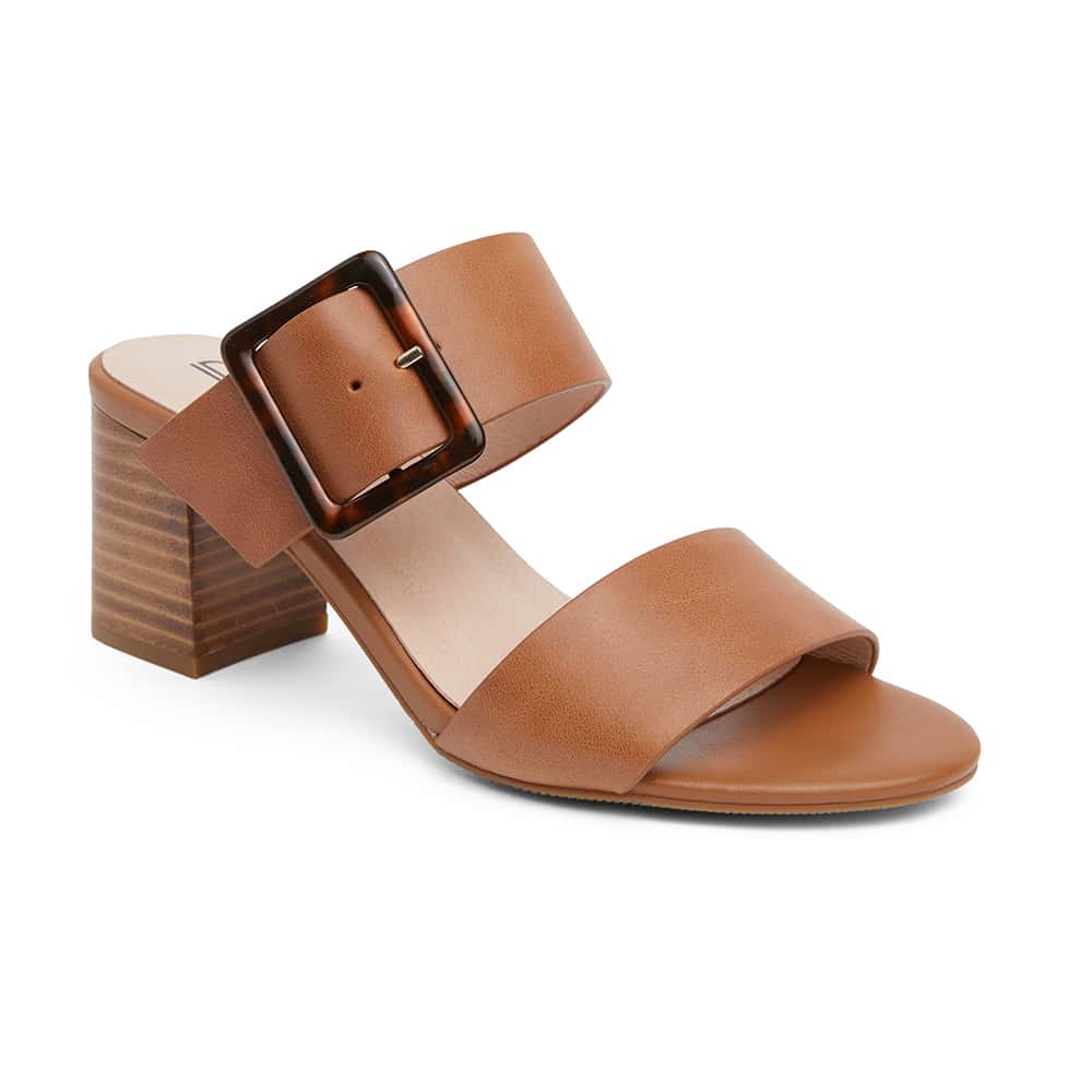 Nate Heel in Tan Leather | Jane Debster | Shoe HQ