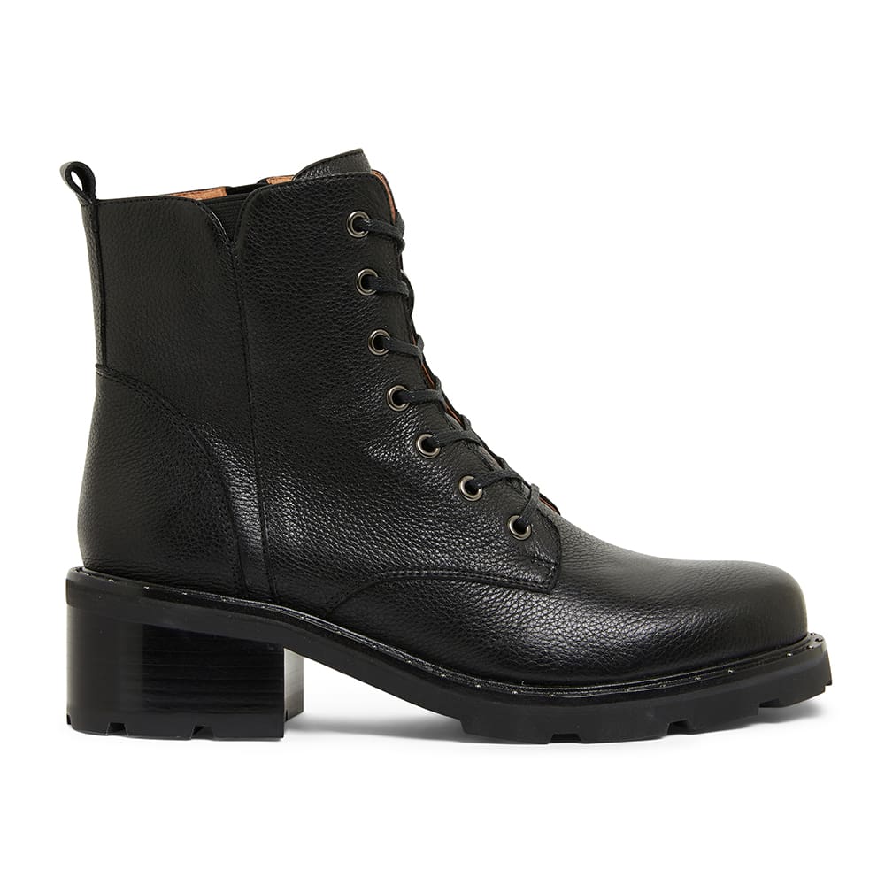 National Boot in Black Leather | Jane Debster | Shoe HQ