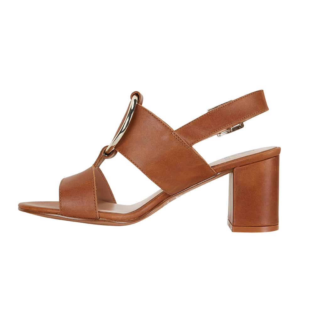 Jane Debster | Obsess Heel in Tan Leather
