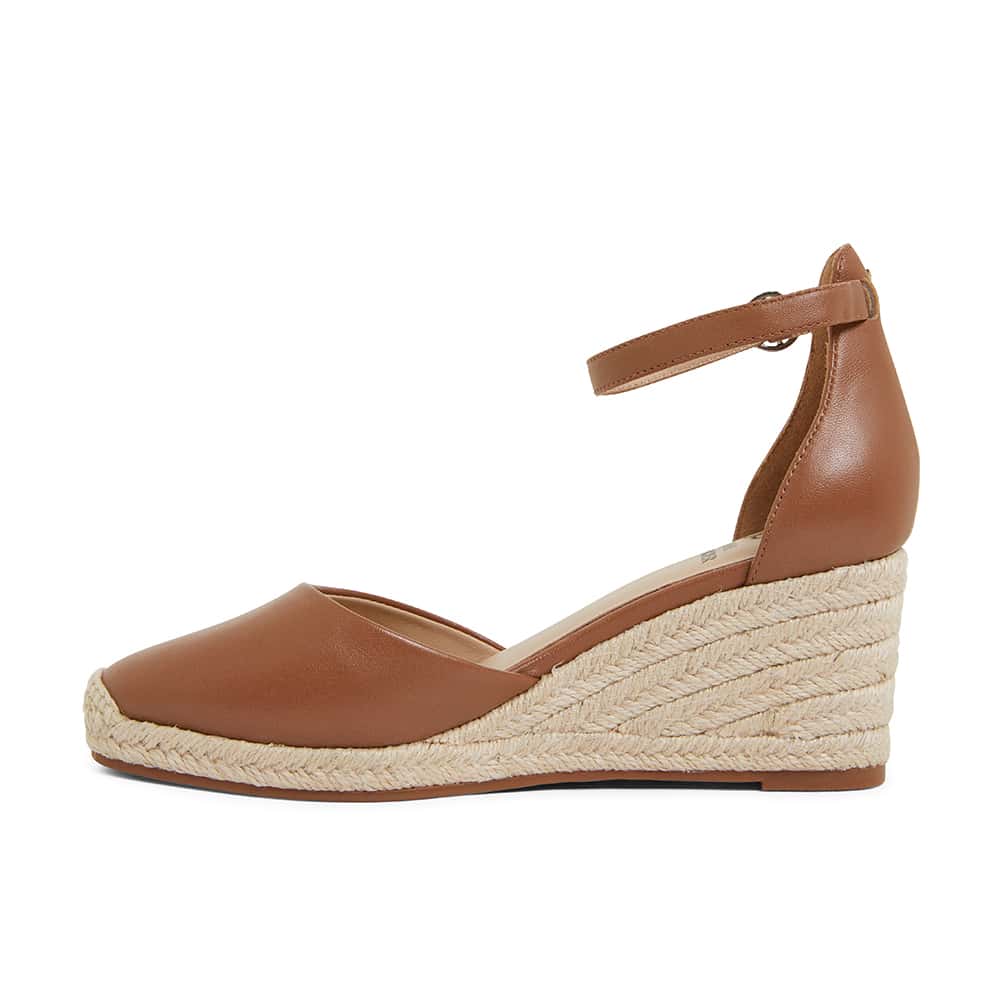 Peru Espadrille in Tan Leather | Jane Debster | Shoe HQ