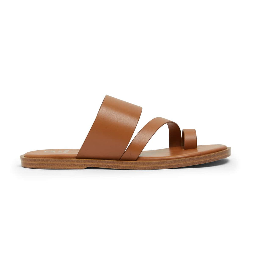 Tibet Sandal in Tan Leather | Jane Debster | Shoe HQ