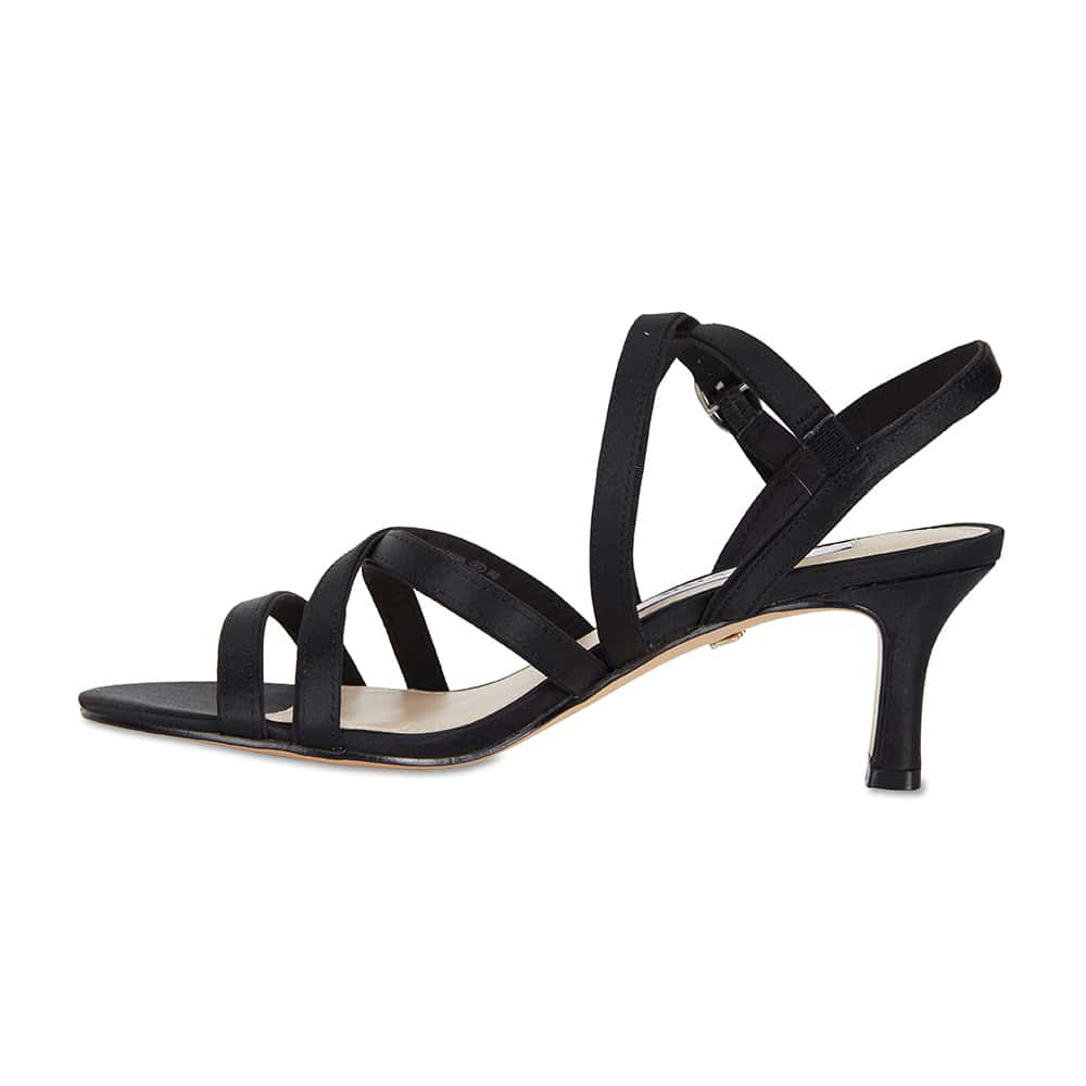 Genaya Heel in Noir | Nina | Shoe HQ