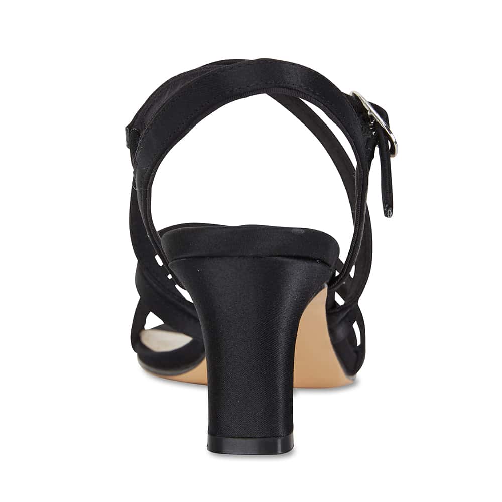 Genaya Heel in Noir | Nina | Shoe HQ