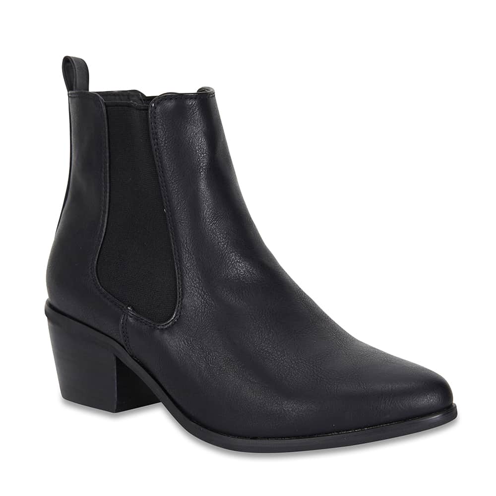Ravella | Lorna Boot in Black Smooth