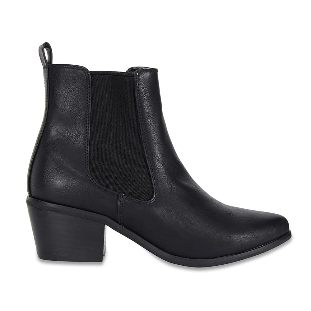 Ravella | Lorna Boot in Black Smooth