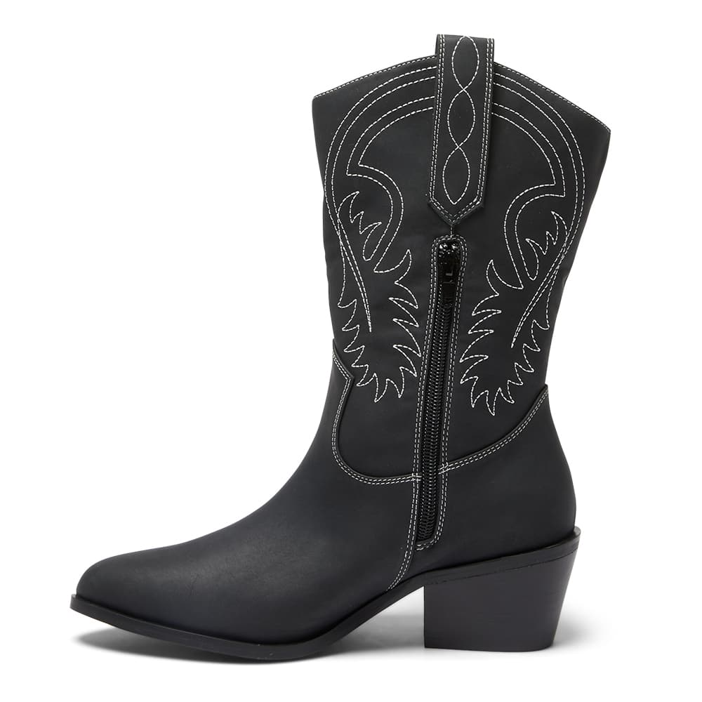 Saloon Boot in Black
