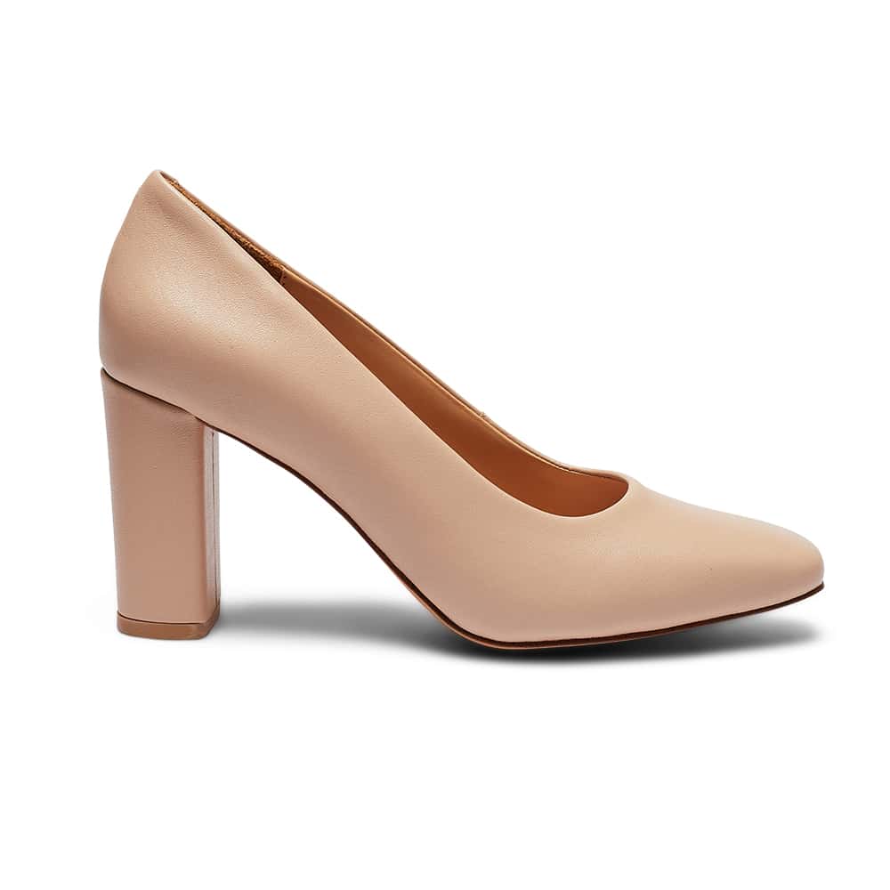 Amber Heel in Blush Leather | Sandler | Shoe HQ