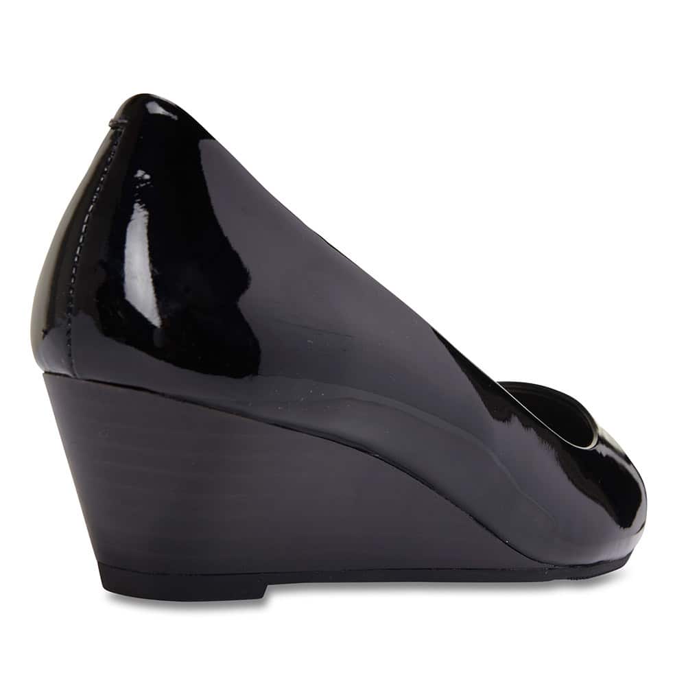 Henry Heel in Black Patent | Sandler | Shoe HQ