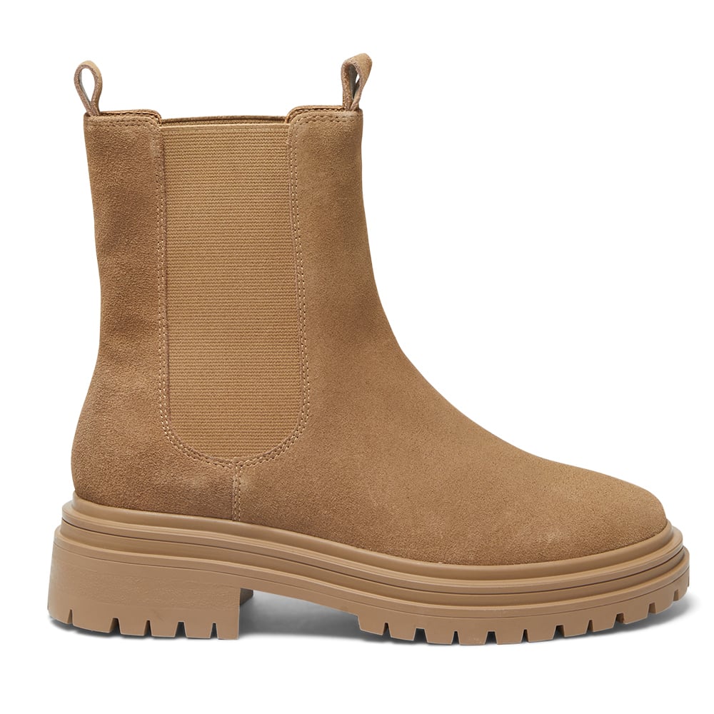 Kansas Boot in Taupe Suede