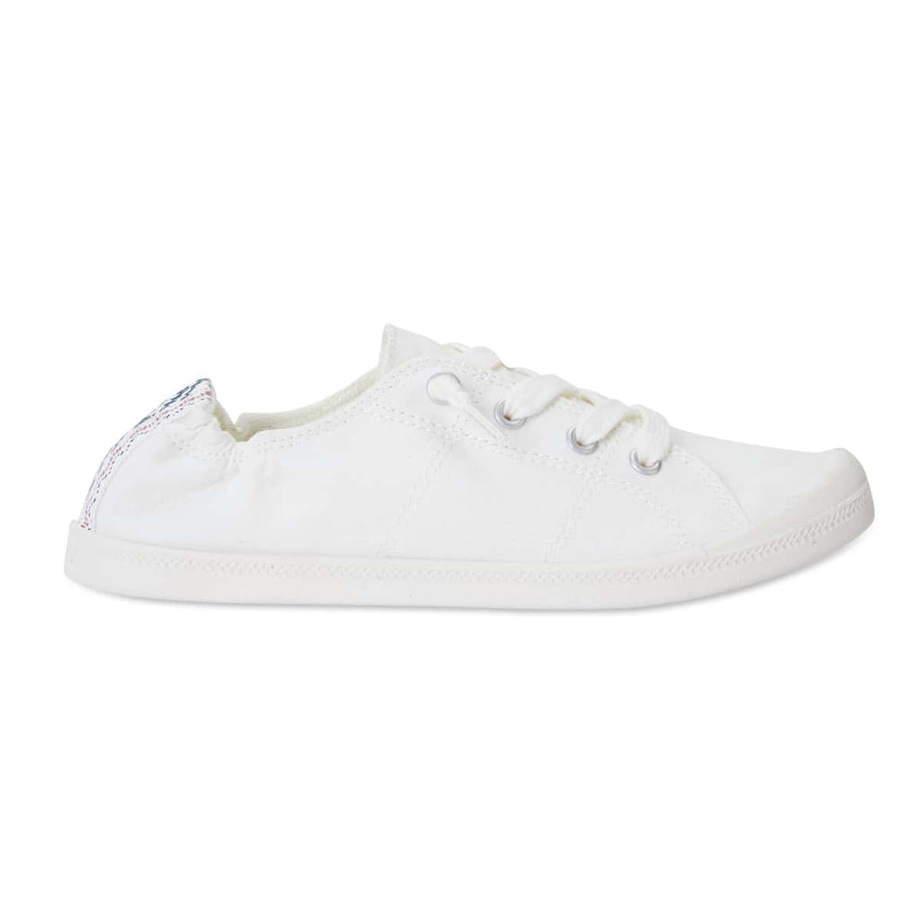 Link Sneaker in White Fabric | Sandler | Shoe HQ